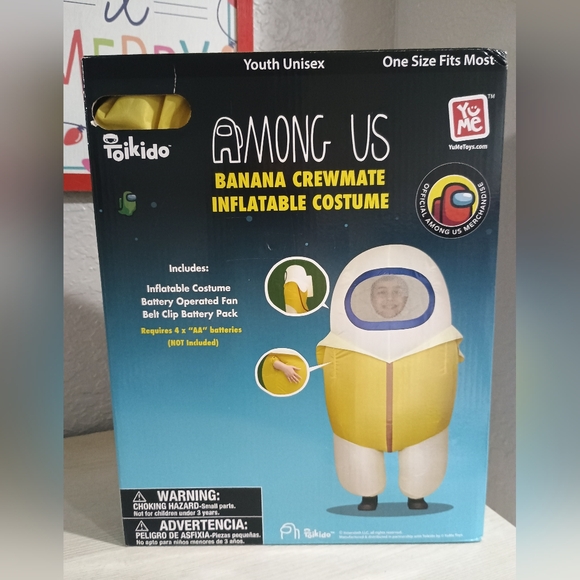 Costumes | Among Us Banana Crewmate Inflatable Costume Yellow | Poshmark